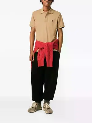 AMI Paris Cotton Polo With De Coeur