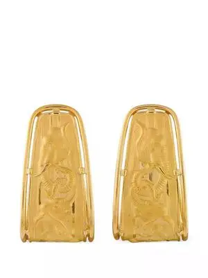 CARRERA Y CARRERA 18k Yellow Elephant Motif Clip-on Earrings