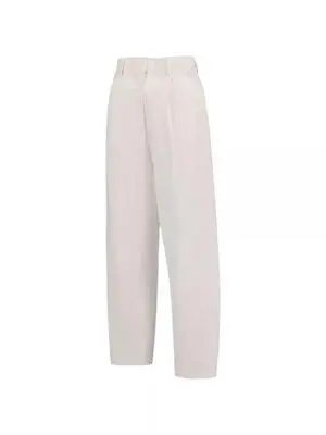 Herno Belt-loops Trousers With Dart Detailing - White