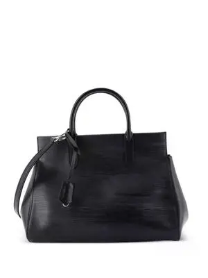 LOUIS VUITTON Epi Leather Mm Satchel Handbag - Black