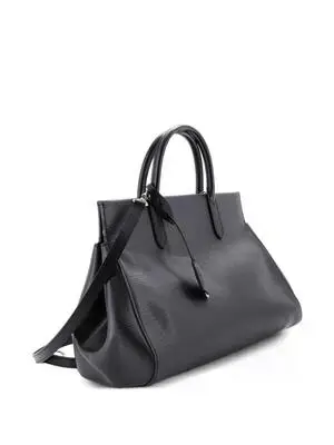 LOUIS VUITTON Epi Leather Mm Satchel Handbag - Black