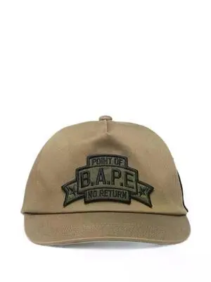 A BATHING APE Logo-patch Baseball Cap - Green