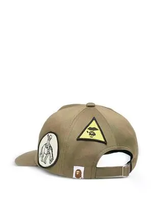 A BATHING APE Logo-patch Baseball Cap - Green
