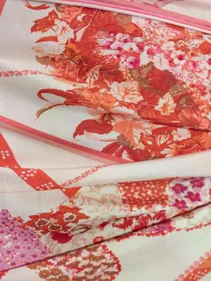 FERRAGAMO Graphic-print Silk Pareo