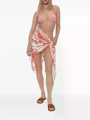 FERRAGAMO Graphic-print Silk Pareo