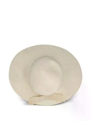 Philippe Model Wide-brim Hat With Bow Detail