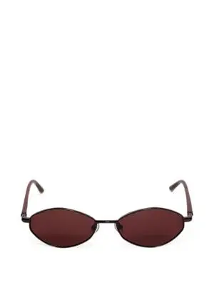 Jacquemus Oval Frame Sunglasses - Brown