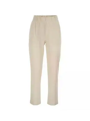 Max Mara Slim-fit Stretch-jersey Trousers - Neutrals