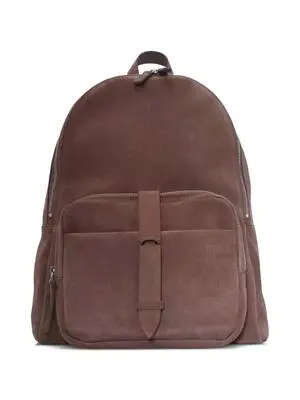 Orciani Suede Backpack - Brown
