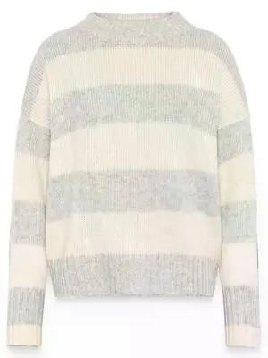 EMERSON RENALDI Striped Oversized Sweater - Grey