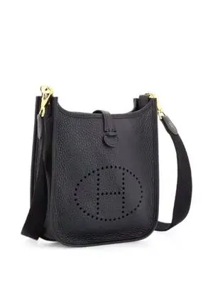 Hermès Evelyne Iii Clemence Tpm Crossbody Bag - Black
