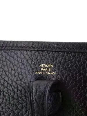 Hermès Evelyne Iii Clemence Tpm Crossbody Bag - Black