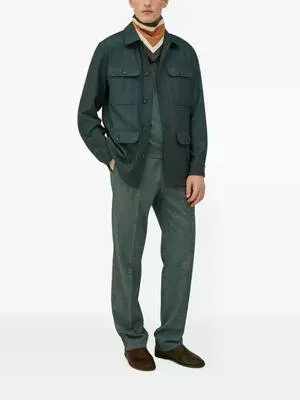 RETORI Front-pocket Wool Polo Shirt