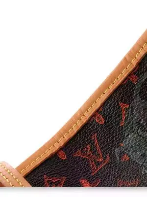 LOUIS VUITTON Neverfull Mm Limited Edition Grace Coddington Catogram Canvas Tote Bag - Brown