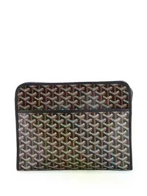 Goyard Jouvence Toiletry Coated Canvas Gm Pouch - Black