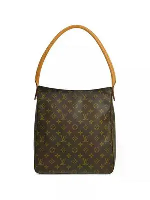 LOUIS VUITTON Monogram Looping Gm Shoulder Bag - Brown