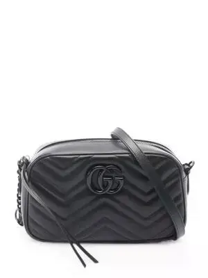 Gucci Gg Marmont Shoulder Bag - Black
