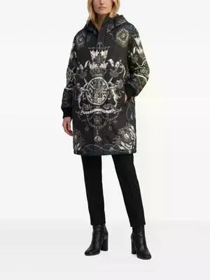 Dolce & Gabbana Heraldic Print Hooded Parka