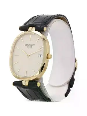 Patek Philippe 34mm Oval Ellipse Watch With Date Window