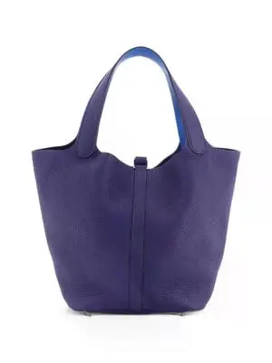 Hermès Eclat Picotin Lock Bag Clemence Mm Bucket Bag