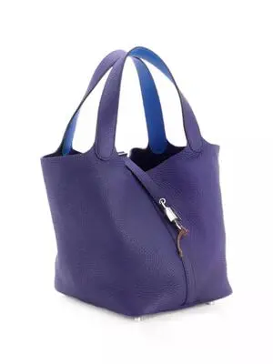 Hermès Eclat Picotin Lock Bag Clemence Mm Bucket Bag