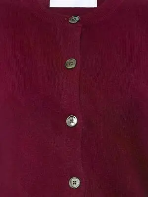 EMERSON RENALDI Fine-knit Button-up Cardigan - Red