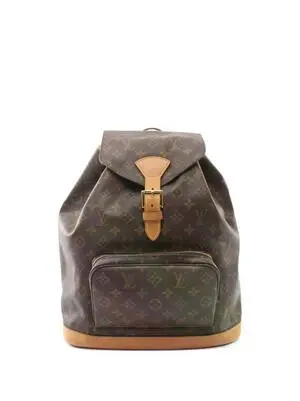 LOUIS VUITTON Monogram Montsouris Backpack - Brown