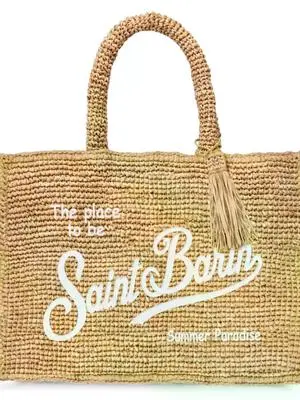 MC2 SAINT BARTH Colette Raffia Tote Bag