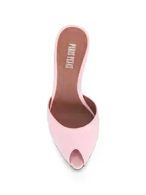 Paris Texas Vera Peep-toe Sandals - Pink