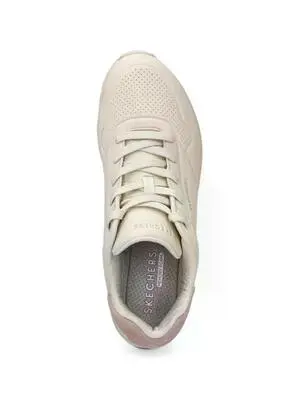 Sketchers Uno Pop Back Perforated Panelled Sneakers