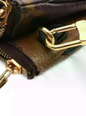 LOUIS VUITTON 2021 Monogram Giant Reverse Double Zip Shoulder Bag