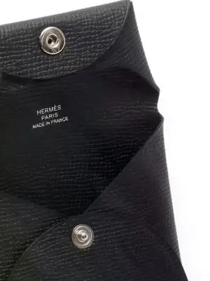 Hermès Bastia Epsom Coin Purse - Black