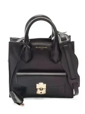 Balenciaga Mini All Afternoon Leather Tote Bag