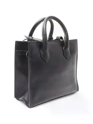 Balenciaga Mini All Afternoon Leather Tote Bag - Black