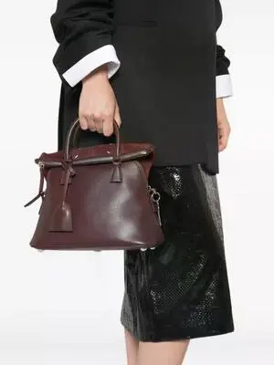 MAISON MARGIELA 5ac Mini Tote Bag - Brown