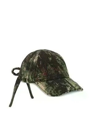 Henrik Vibskov Jacquard Weave Cap - Green