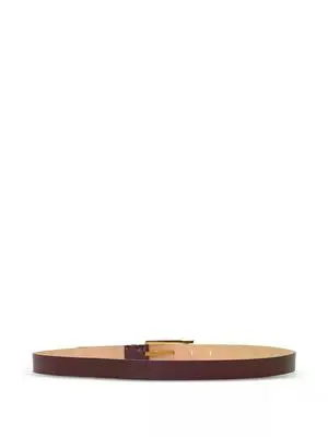 Victoria Beckham Dorian Buckle Belt - Red