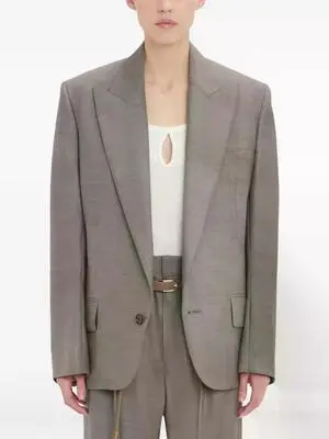 Victoria Beckham Sculptural-sleeve Blazer