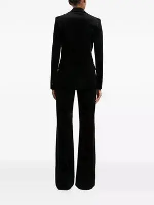 Victoria Beckham Velvet Texture Tailored Jacket