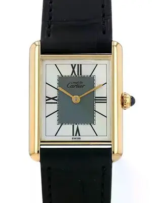Cartier 1990 Tank Must 31mm Watch - White