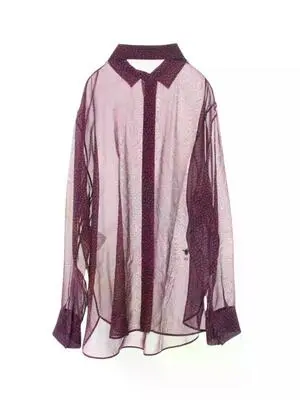 Dior Heart-print Silk Blouse
