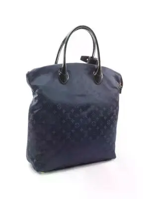 LOUIS VUITTON 2011 Mm Lockit Monogram De Jour Tote Bag - Blue