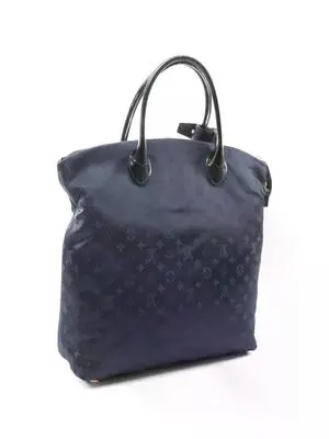 LOUIS VUITTON Lockit Monogram De Jour Tote Bag - Blue