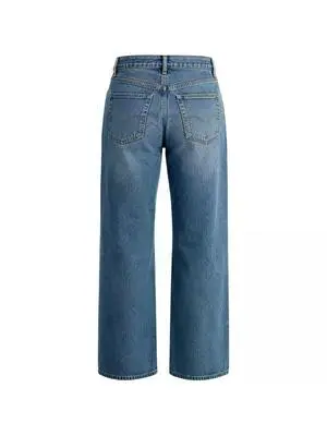 Chimala Adjustable Waist Faded Jeans