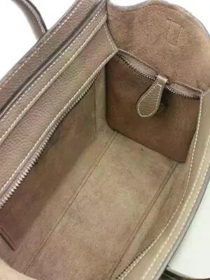 Celine Luggage Nano Tote Bag - Grey