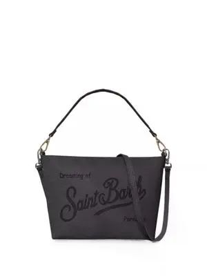 MC2 SAINT BARTH Aline Logo-print Shoulder Bag - Grey