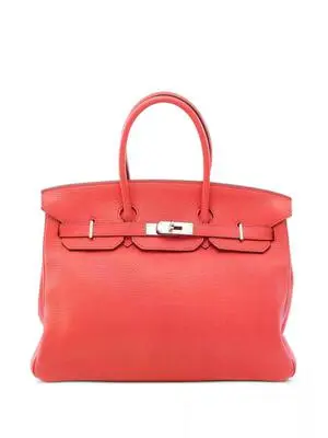 Hermès Hermès Birkin 35 Handbag Red
