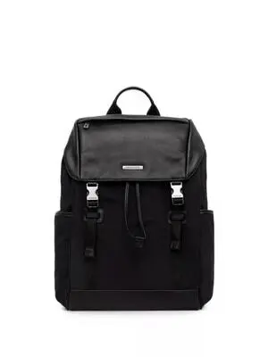 TRUSSARDI Travel Buckle-fastening Backpack - Black