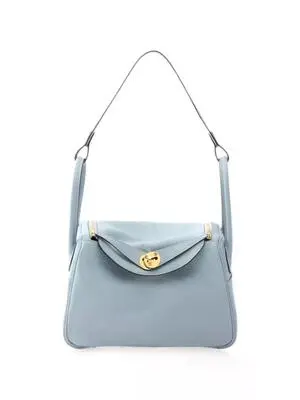 Hermès 26 Lindy Shoulder Bag - Blue