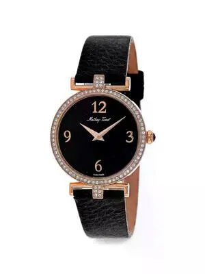 MATHEY TISSOT Gaia 34mm Watch - Black